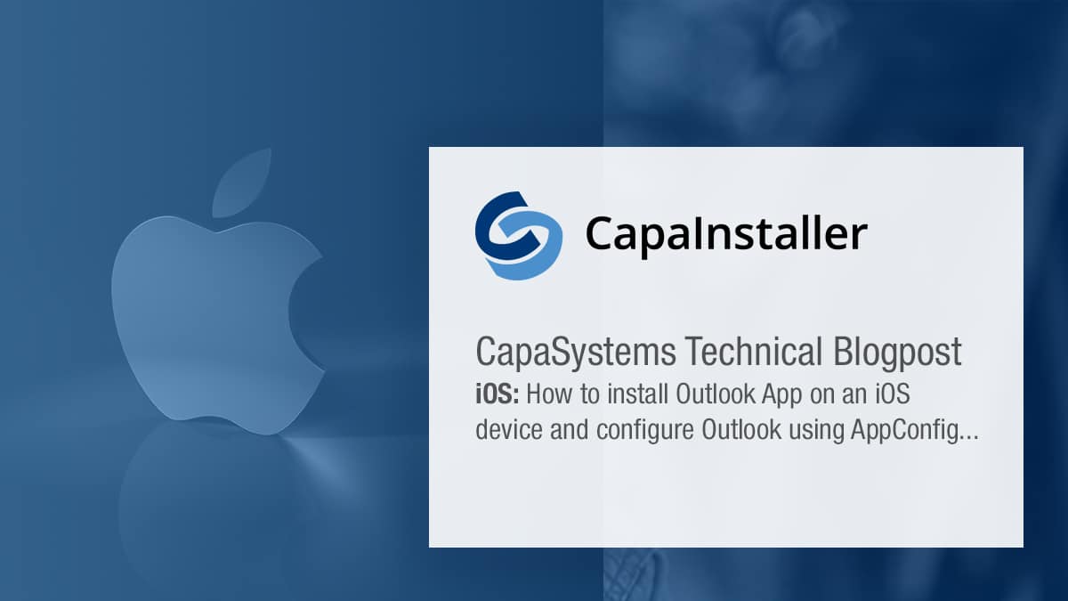 iOS: How to install Outlook App | CapaSystems